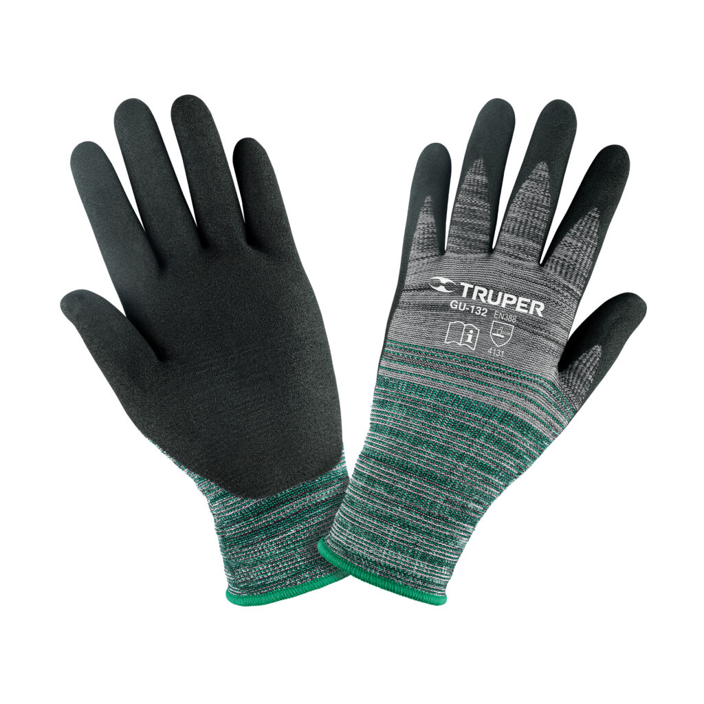 Guante de Seguridad de Nylon Recubierto Truper 17065 | Sidemaq ...